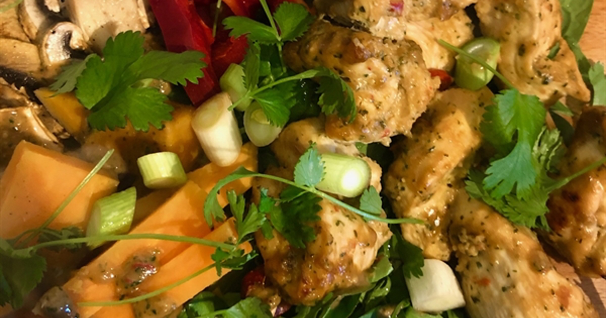 Oppskrift fra Thea Therese Næss - Kylling satay